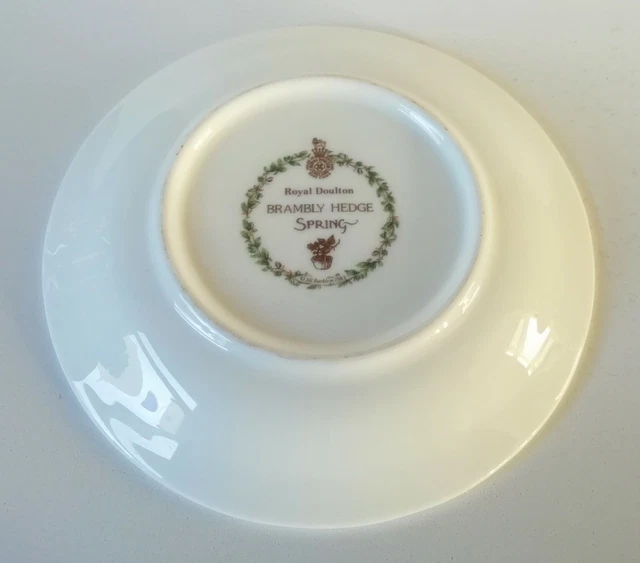 ROYAL DOULTON BRAMBLY Hedge Spring Pin Dish / Coaster £20.00 - PicClick UK