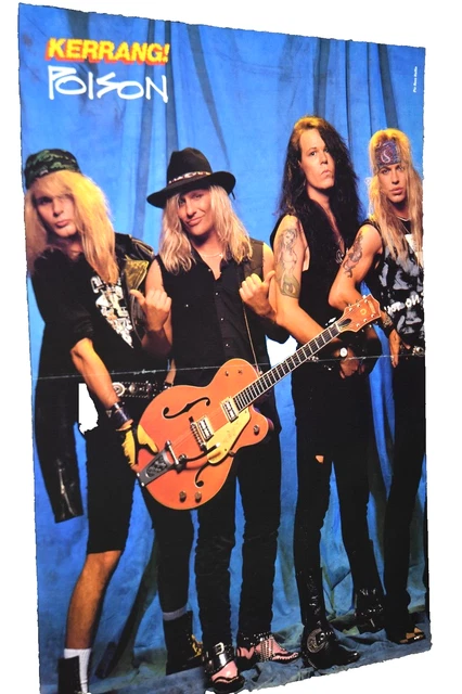 POISON BAND LARGE A3 size glossy magazine ART vintage poster £3.99 ...