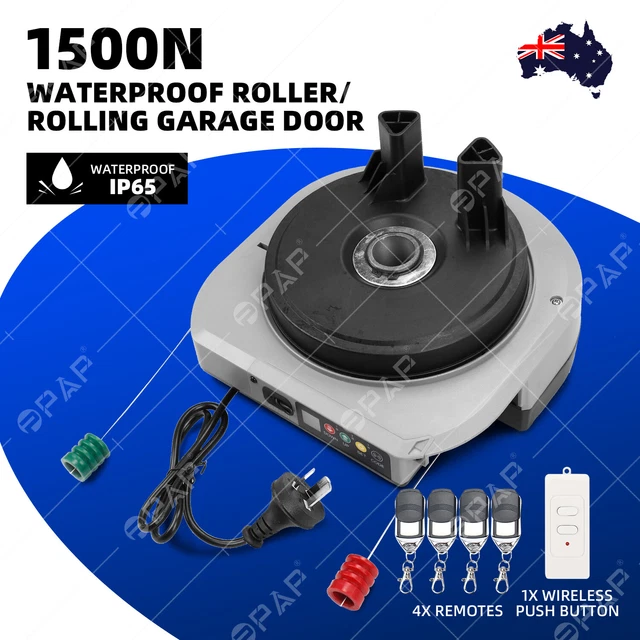 1500N AUTOMATIC ROLLER Garage Door Opener W/ 4 Remote Controls IP65 ...