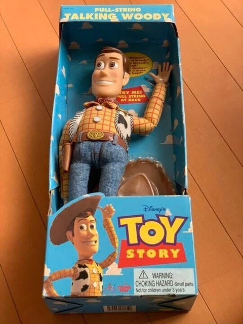 FIGURINE OFFICIELLE PIXAR Toy Story PULL-STRING TALKING WOODY de Disney ...