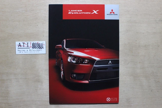 JDM MITSUBISHI LANCER Evolution Evo X 10Sales Brochure Book $64.88 ...
