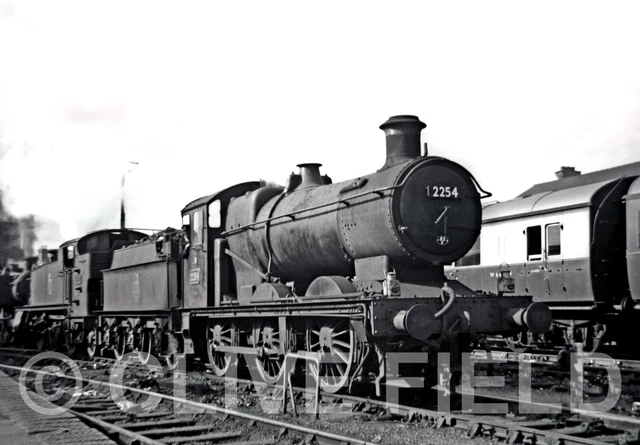 RAILWAY B/W Negative 6x9 cm GWR 2254 no date or location. £3.99 ...