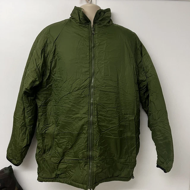 BRITISH ARMY Jacket Thermal ECW Reversible Olive/ Sand Softie Bivvy ...