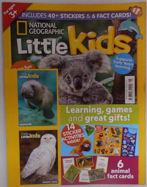 NATIONAL GEOGRAPHIC LITTLE Kids magazine May 2025 Koala Bears ...