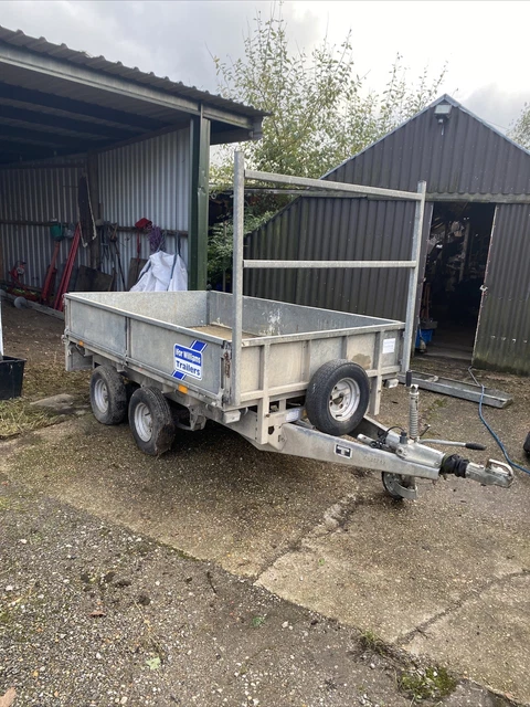 TRAILER FLAT BED LT85 G Ifor Williams 8 x 5 Ft With Ladder Rack Dry ...