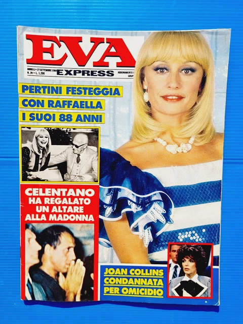 EVA EXPRESS 39-1984 Raffaella Carra-Adriano Celentano-Loren-Nastassja ...