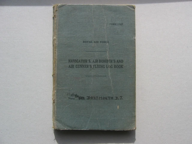 WW2/POST WAR RAF Flying Log Books x 2 to F/Lt. D. J. Dartmouth (Berlin ...