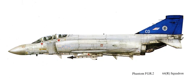PHANTOM - 64 Squadron, Raf Leuchars Profile Print. £2.25 - PicClick UK