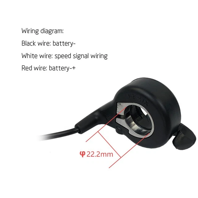 LANGLEBIG E-BIKE DAUMENGAS Elektrofahrrad Gas Pedelec Einfache Installation EUR 12,47 - PicClick DE