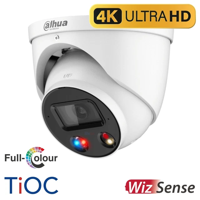 DAHUA 8MP 5MP COLORVU AUDIO CCTV uLTRA-HD 3K 4K ÜBERWACHUNGSKAMERA ...