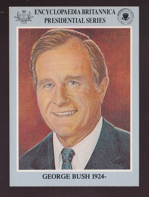 PRESIDENT GEORGE H.W. BUSH 1991 Ottenheimer Encyclopaedia Britannica ...