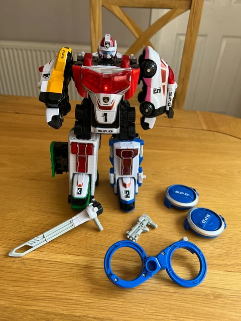 POWER RANGERS DELUXE SPD Megazord 100 % complet lumières et sons de ...