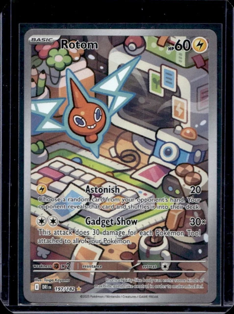 2025 POKEMON SV Destined Rivals Rotom #197/182 £0.74 - PicClick UK
