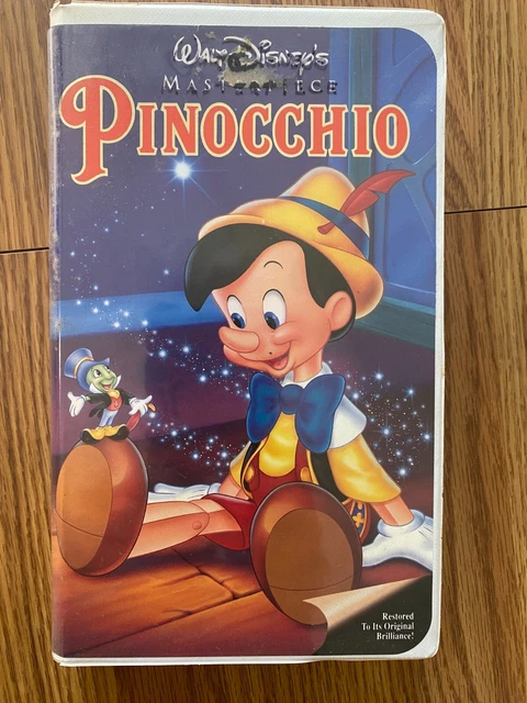 WALT DISNEY'S MASTERPIECE Collection Edition Of Pinocchio --- Vhs £3.26 ...