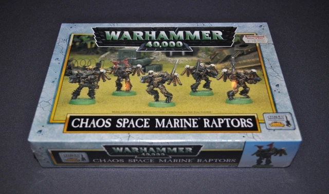 WARHAMMER 40K 3RD.EDITION # Chaos Space Marine Raptors # Neu-Mit OVP-In ...