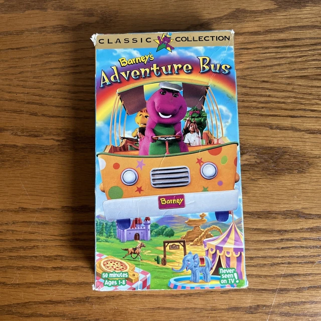 BARNEY - BARNEYS Adventure Bus (VHS, 1997) Classic Collection Video ...