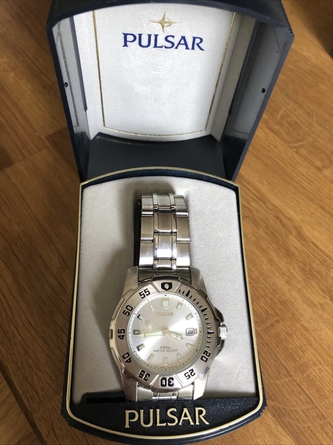 PULSAR MEN’S WATCH - Silver £16.13 - PicClick UK