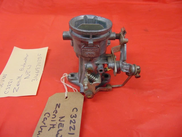 ZENITH CARBURETTOR 30VNN C3221 New Old Stock £110.00 - PicClick UK