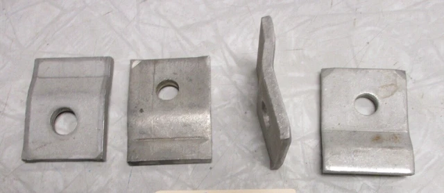 (10) CABLE TRAY Hold Down Clamp / Guide 1-1/2" x 2" x 3/8" Hole ...