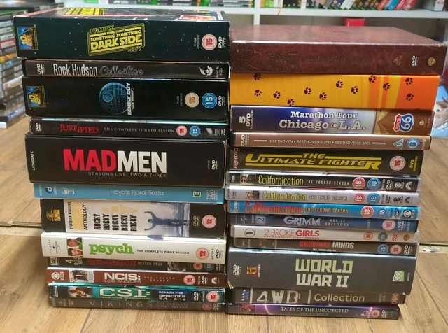 DVD BOXSET SERIES Film Bundle Lot Hobbit, Rocky Mad Men CSI.. £10.00 ...