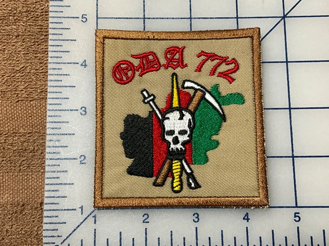 US ARMY SPECIAL Forces USASFC 7th SFG ODA 772 Team Patch Afghanistan ...