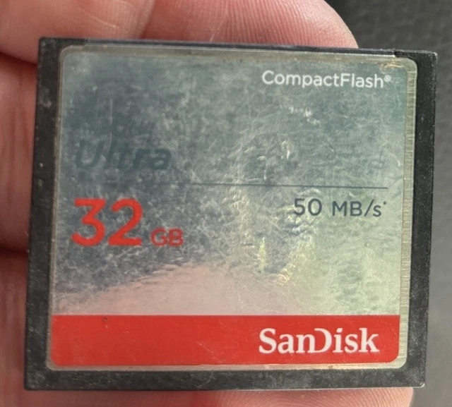 SANDISK ULTRA 32GB Cf Compact Flash Camera Memory Card. £17.00 ...