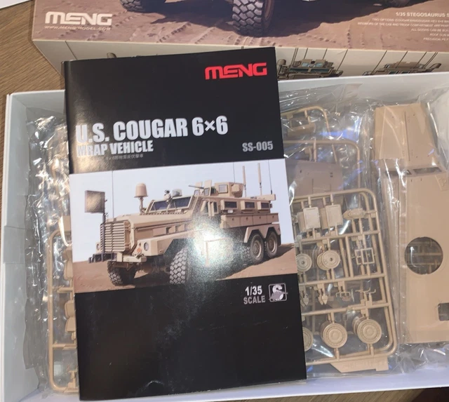 MENG1:35 U.S. COUGAR 6x6 MRAP Vehicle No.SS-005 EUR 40,00 - PicClick DE