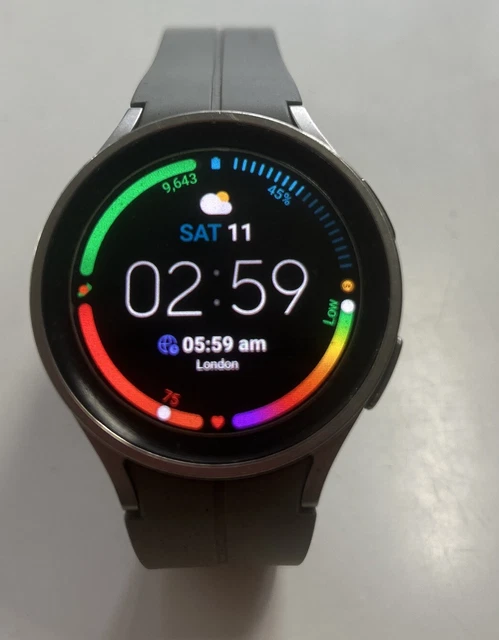 SAMSUNG GALAXY WATCH 5 Pro SM-R925F | 45mm LTE & GPS eSIM Wifi Titanium ...