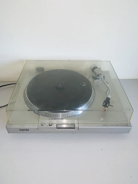 VINTAGE SONY PS-T15 Direct Drive Turntable Vinyl Record Player $99.34 ...