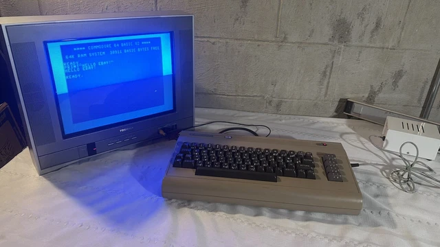 RETRO REFURBISHED COMMODORE 64 Computer System Tested Vintage 1980s C64 ...