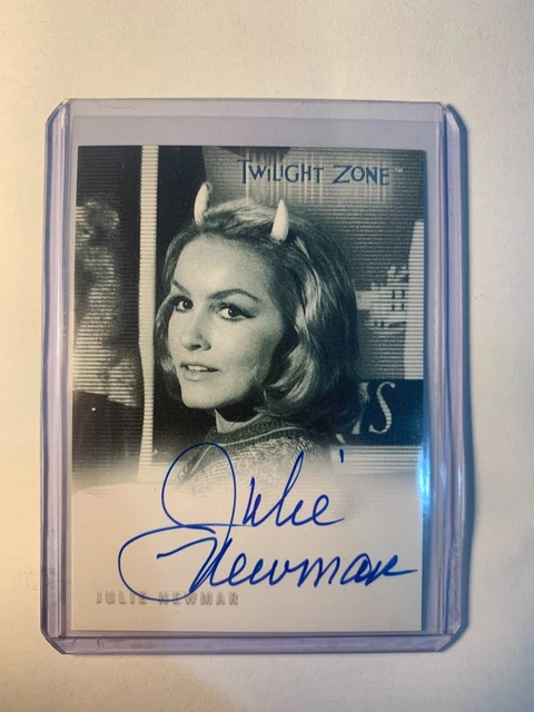 TWILIGHT ZONE - Julie Newmar As Miss Devlin Autograph A50 2000 ...