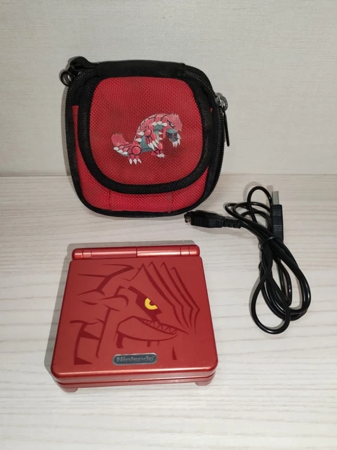 GAME BOY ADVANCE SP POKÉMON GROUDON SPECIAL EDITION NINTENDO, ORIGINAL ...