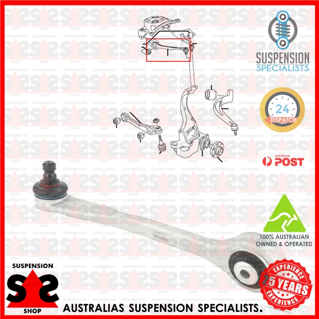 FRONT AXLE LEFT Control/Trailing Arm, Wheel Suspension Suit AUDI A4 2.0 TDI A4 EUR 42,67 ...