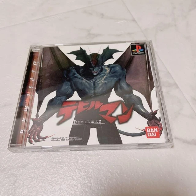 PS1 DEVIL MAN Sony Playstation w/Spine Devilman Nagai Gou Japanese ...