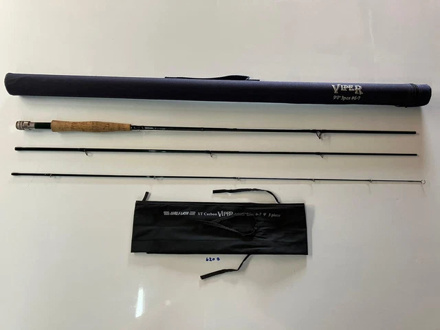 LUREFLASH XT CARBON Viper MK II 9' (274cm) # 6/7 Three Section Fly Fishing Rod £38.00 - PicClick UK
