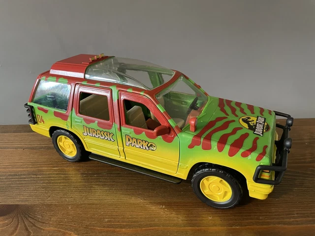 JURASSIC WORLD LEGACY Park Tyrannosaurus Rex Pack Escape Ford Explorer ...