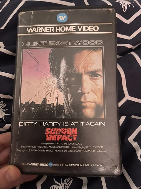 SUDDEN IMPACT PRE Cert VHS Video Tape Ex Rental Big Box Warner £4.99 - PicClick UK