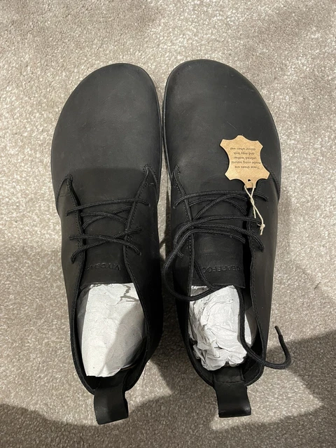 New Vivobarefoot Gobi Ii Barefoot Desert Boot Mens Eu42 Black Uk8 £119