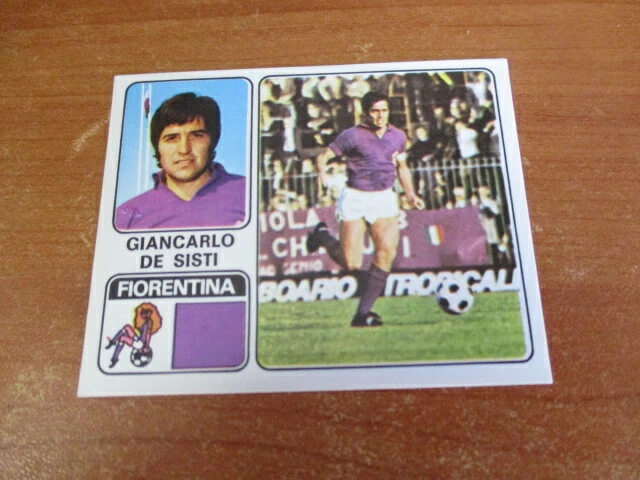 FIGURINA CALCIATORI PANINI 1972-'73 DE SISTI - FIORENTINA N.96 Nuova da ...