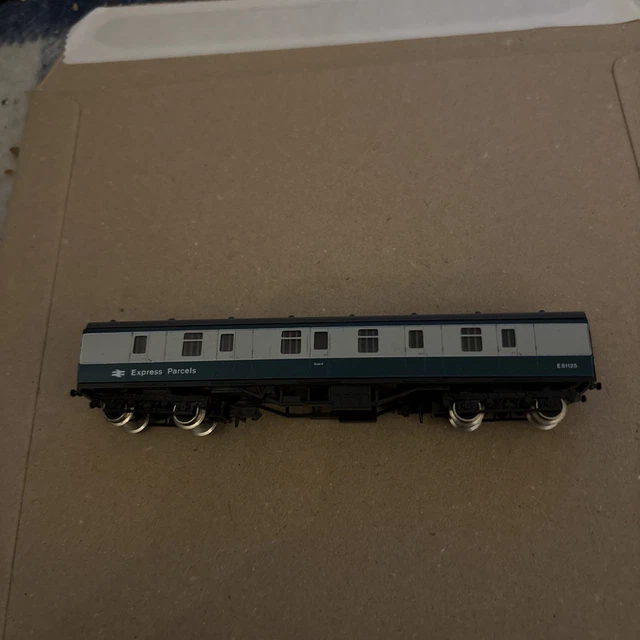 GRAHAM FARISH 0778 - BR 57ft Express Parcels Bogie Van Blue Grey Coach ...