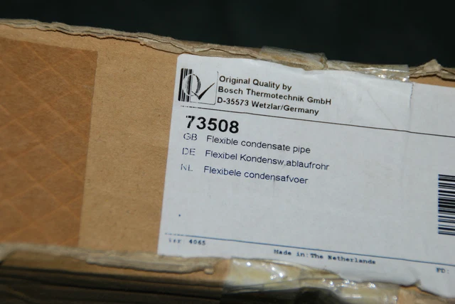 BOSCH NEFIT 73508 CONDENSATE DRAIN PIPE FLEXIBLE CONDENSAFVOER NEW £16. ...