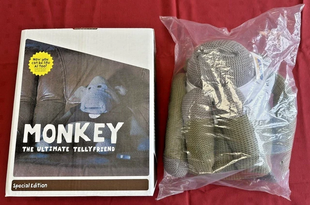ITV DIGITAL LARGE Sidekick Monkey With The Original Straight Box, Tag ...