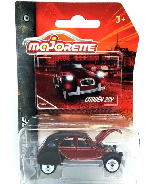 MAJORETTE 212052010 - Vintage Voitures - Citroen 2CV - Rouge/Noir ...