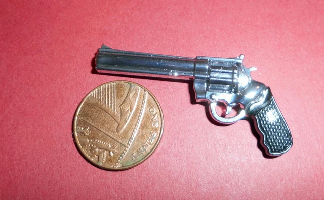 1/6TH SCALE COLT Python Revolver Pistol - Metal - for 12" toy action ...