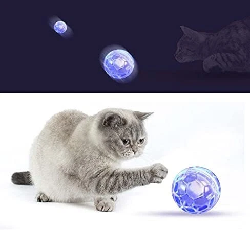 5 PCS CAT Hunting Ball Motion Ghost Light Up Cat Balls LED Motion ...
