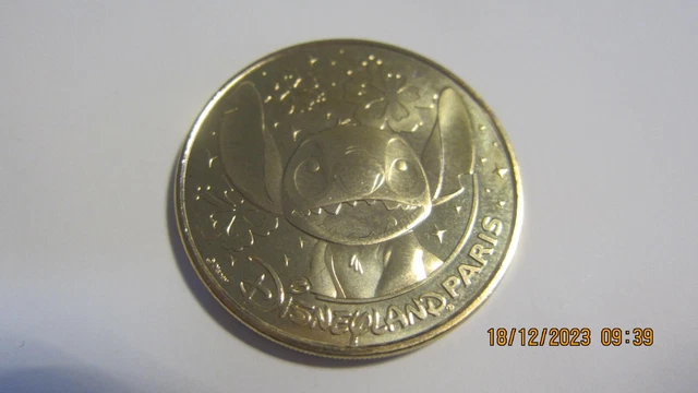 M DAILLE MONNAIE DE Paris Disneyland Paris 2024 Stitch Euro Disney EUR