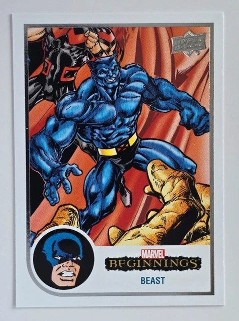 CARTE BEAST MARVEL Beginnings Upper Deck 2022 volume 2 série 1 #122 EUR ...