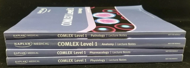 COMLEX LEVEL 1 Pharmacology Anatomy Pathology Physiology Set Kaplan ...
