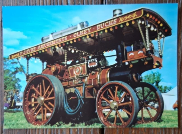 POSTCARD - GARRETT SHOWMANS TRACTOR, built 1920 - Traction Engine ...