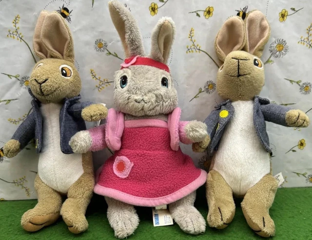 PETER RABBIT & Lily Bobtail Girl Plush Soft Toy 2013 Cbeebies Bundle 8 ...